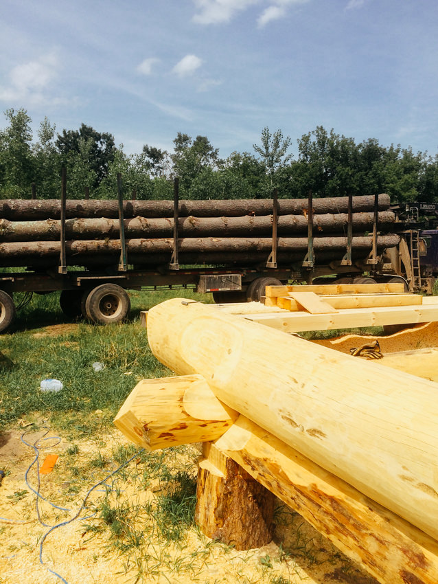 Gallery | Foxwalk Sawmill - Log & Timber Builders | Menomonie, WI